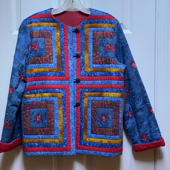 Quilted by Sharon | Jackets & Coats | Vintage Handmade Patchwork ...